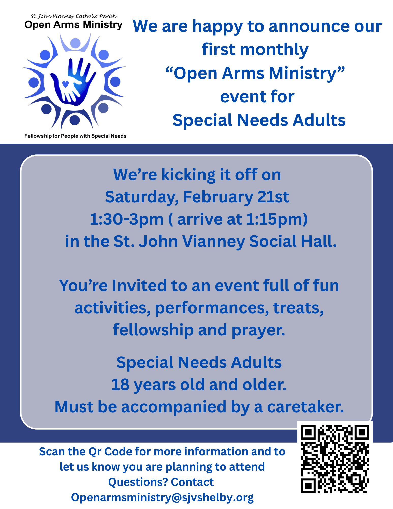 Open Arms Ministry – St. John Vianney Catholic Church